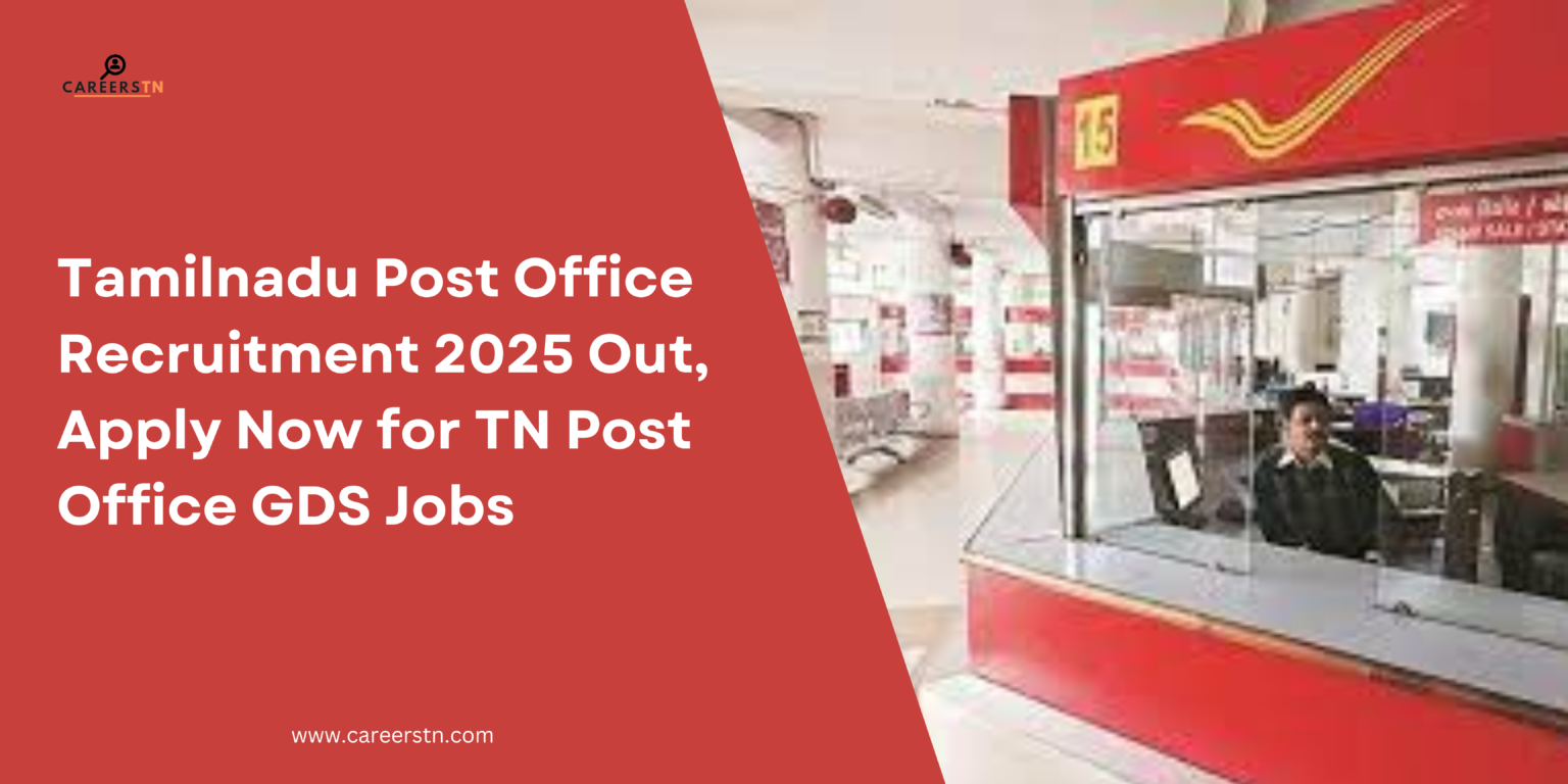 Tamilnadu Post Office Recruitment 2025 Out, Apply Now for TN Post ...
